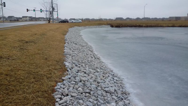Rip Rap Erosion Control in Iowa
